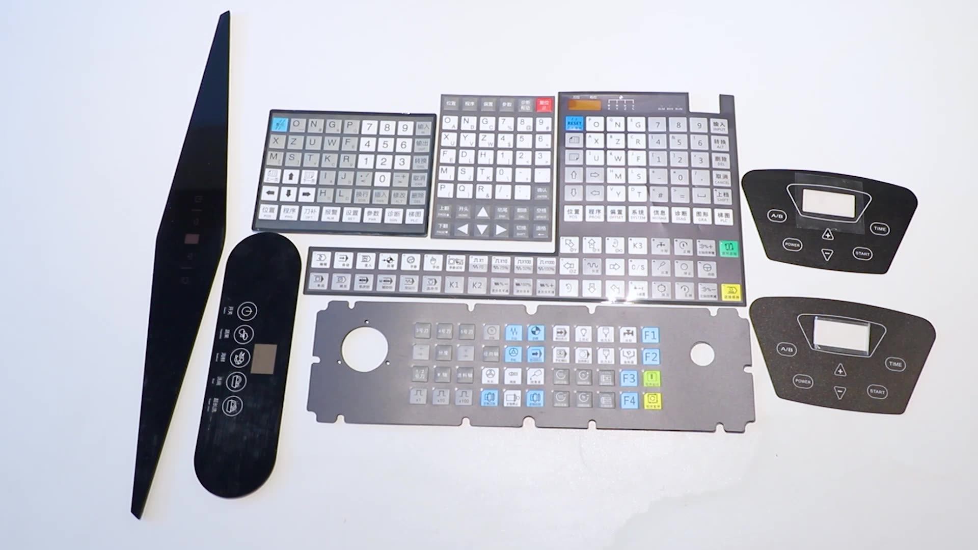 Customized Control Keypad Switch Graphic Overlay Sticker Label Front ...
