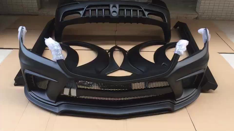 Ml Wide Body Kit Bumper For Mercedes Ml350 Ml63 Amg W166 - Buy Body Kit ...