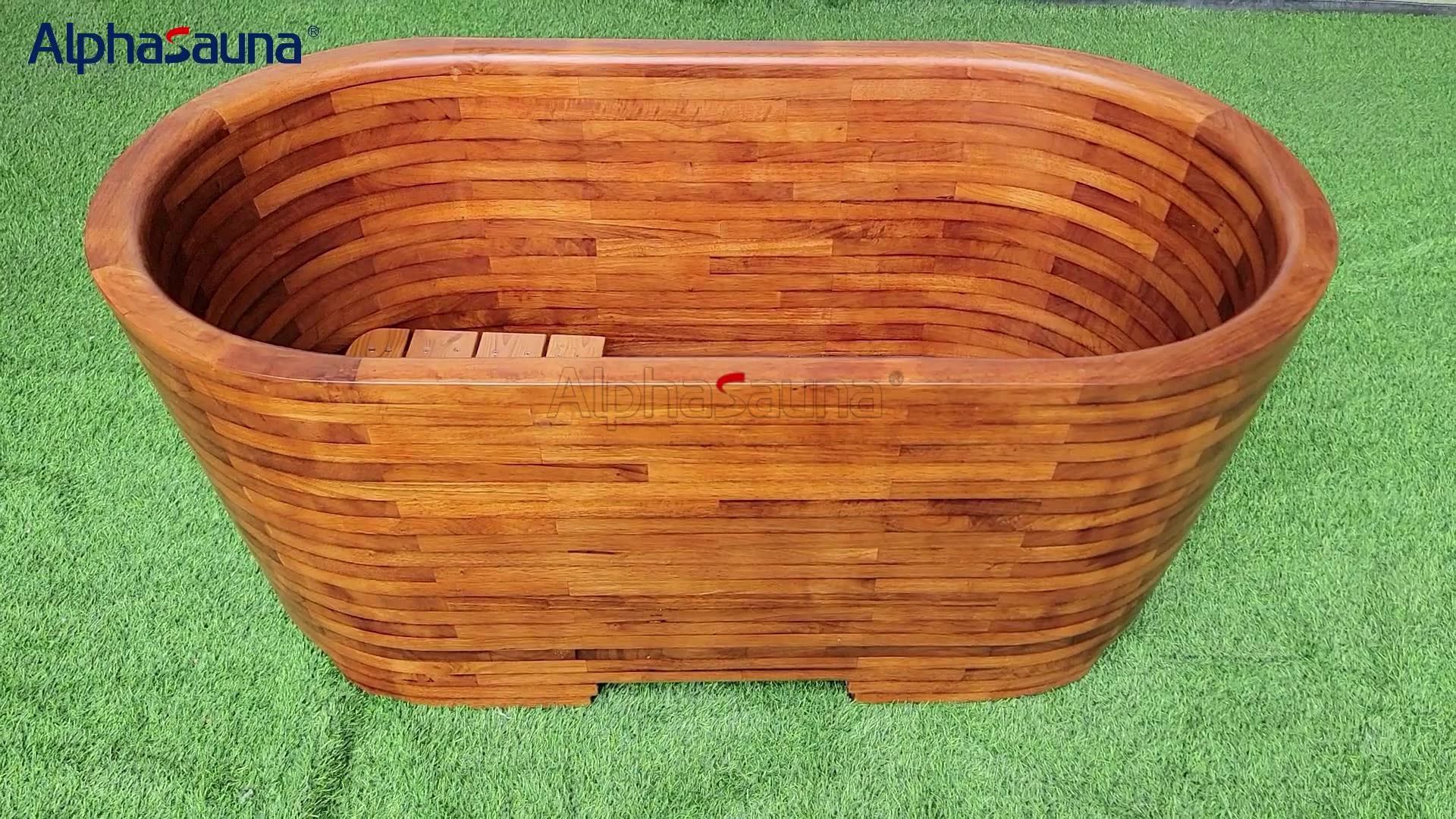 Freestanding Hinoki Wood Spa Bathtub 2024 Japanese Bathroom Tub And ...