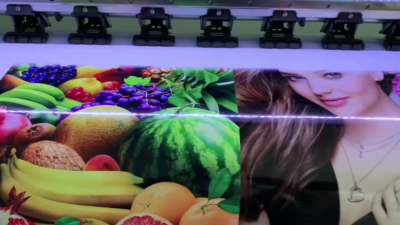 1.6m 1.8m Eco Solvent Printer For Vinyl Sticker Flex Banner Canvas ...