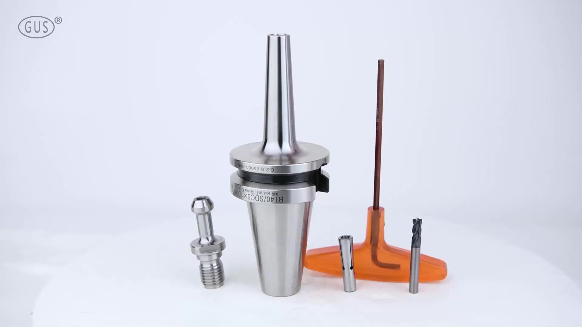 High Speed Bt40 Sdc 06 Sdc08 Sdc12 Back Pull Collet Chuck Tool Holder ...