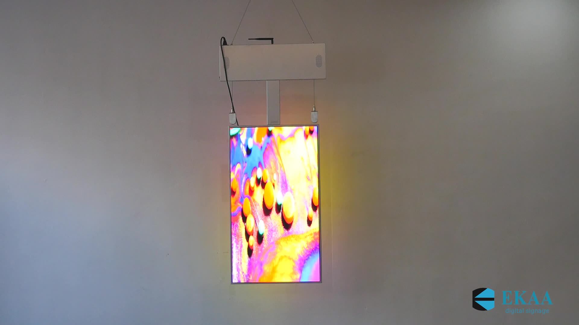 Digital Shop Double-sided Ceiling Front Lcd Display Indoor 3000 Nits ...