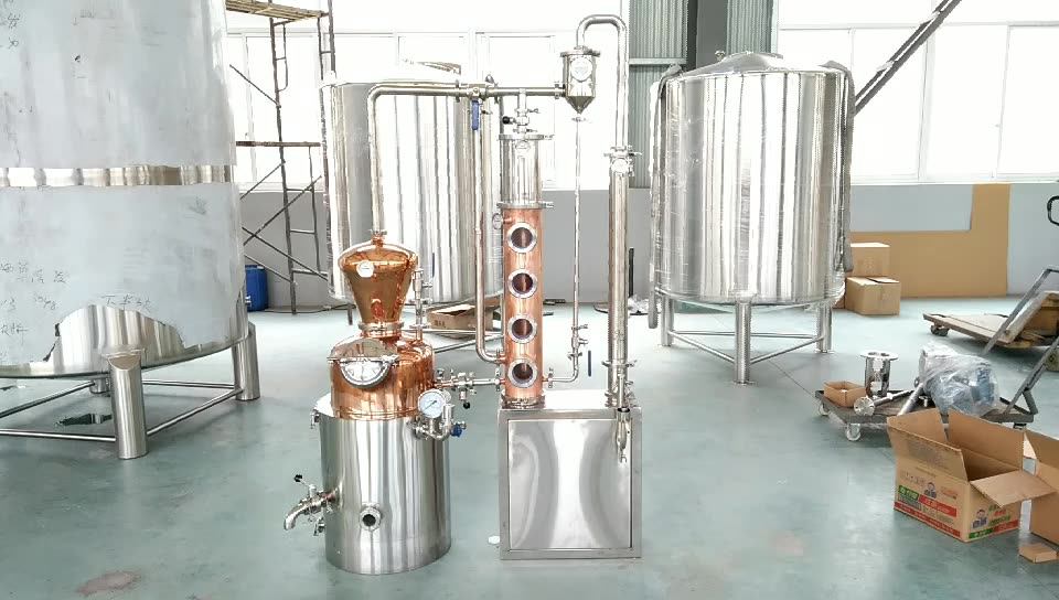 Zj 200l Destiladora De Alcohol Distillation Equipment Copper Column ...