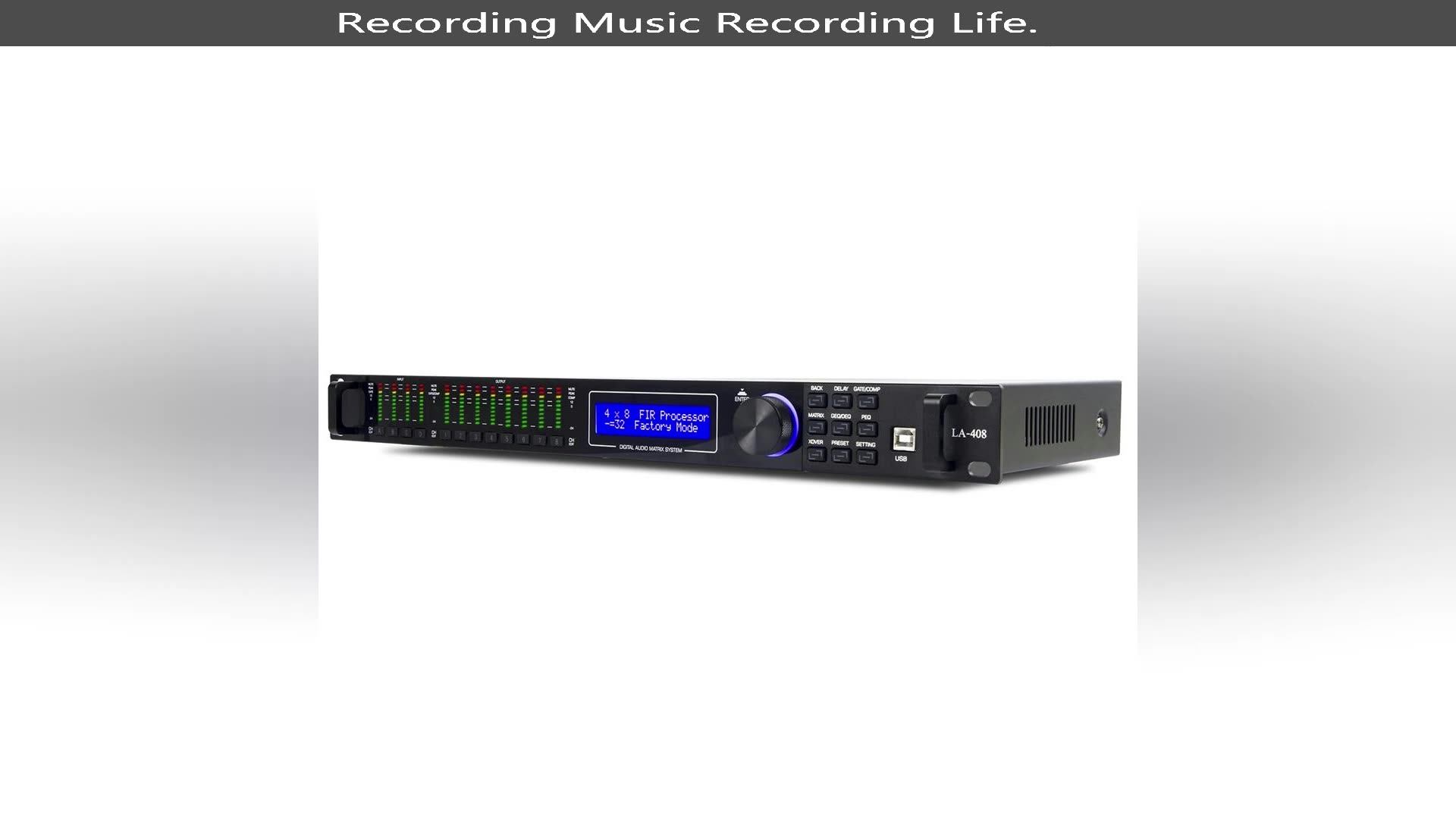 Gax-la408 Professional Digital Processor Speaker Management Pro Audio ...