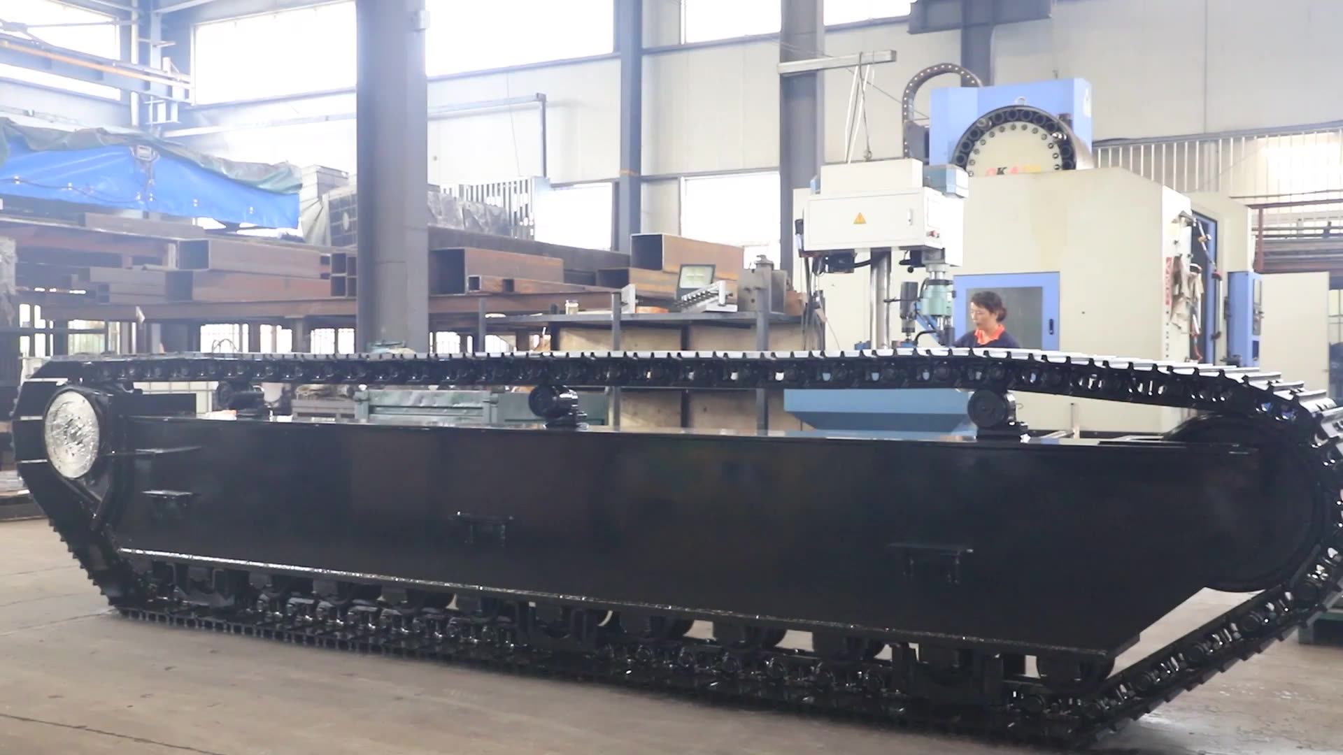 Custom 20t Functional Steel Crawler Undercarriage For Cable Transport ...