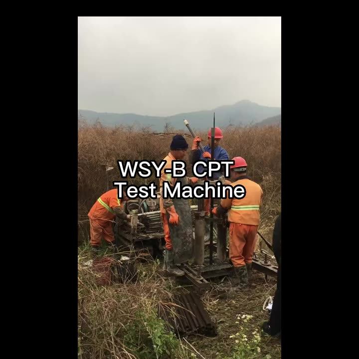 Cpt Test Machine Double-cylinder Soil Hydraulic Cone Penetrometer - Buy ...