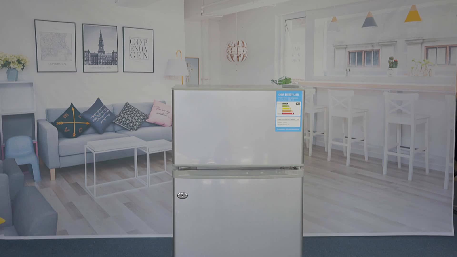 90l Low Price 12v 24v Dc Compressor Cooling Solar Powered Refrigerator ...