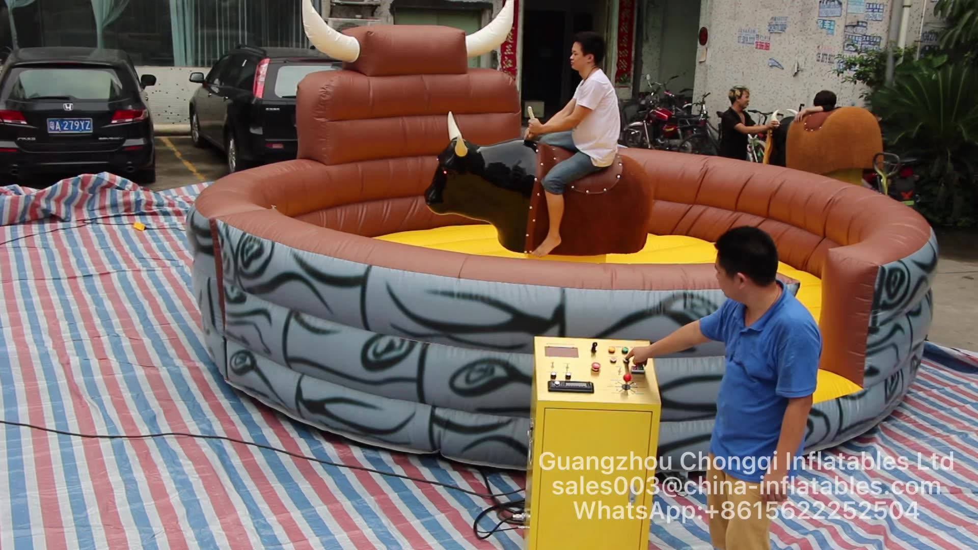 Chongqi Factory Commercial Simulator Control Kids Mechanical Bull Ride ...