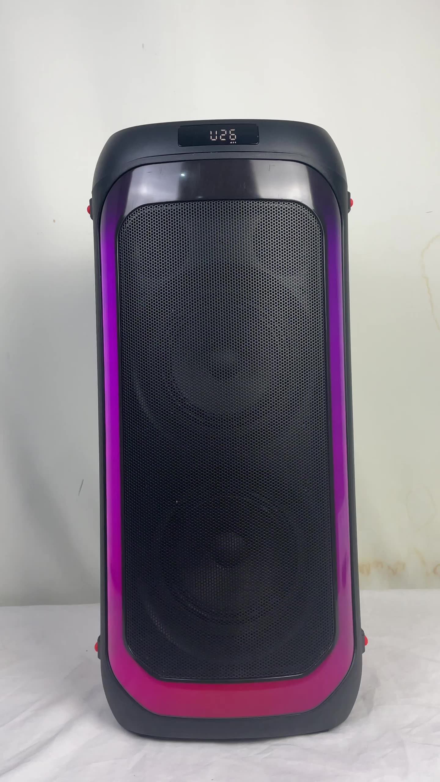 Eden Stock Caixa De Som Dual 6.5 Inch Active Dj Speakers 1000w System ...