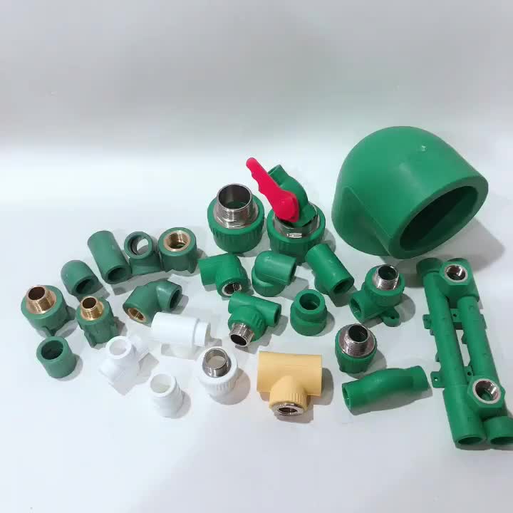 China Manufacturer Ifan Ppr Pipe Fittings Green Color Ppr Pipe Fitting Full Form Of Ppr Pipes In ...