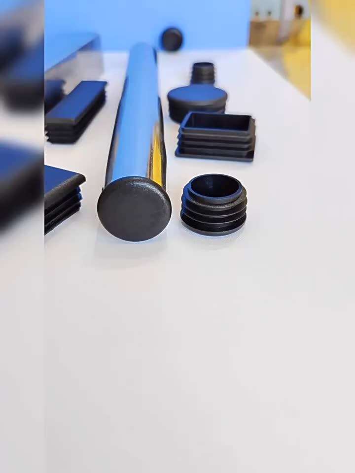 Round Square Plastic Plugs Pipe Tubing End Cap Plastic Tubing Plug ...