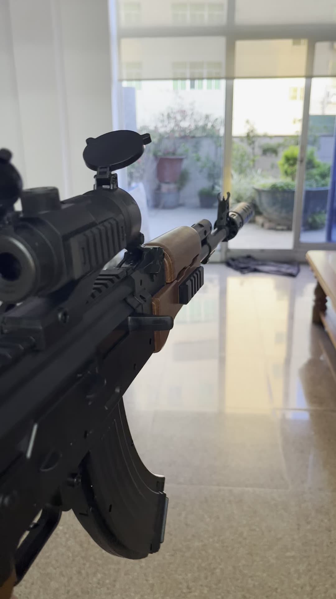 Automatic Gel Ball Blaster 1:1 Scale Ak 47 Splatter Ball Blaster260fps ...