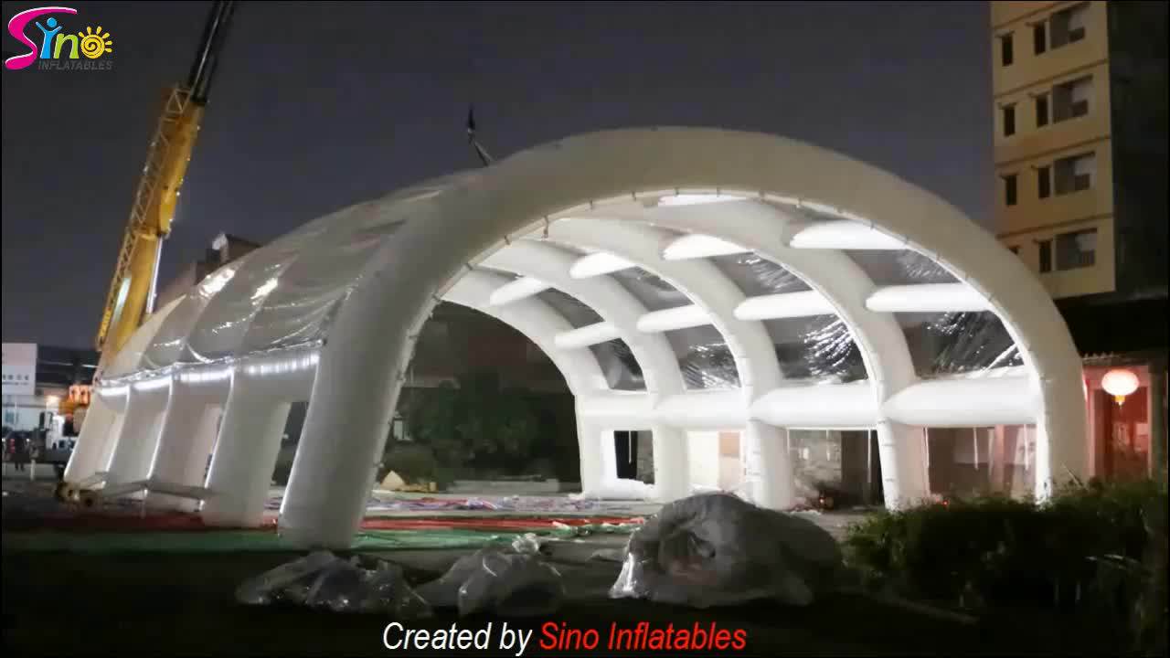 20x15m Giant Inflatable Stage Cover Tent With Removable Transparent ...