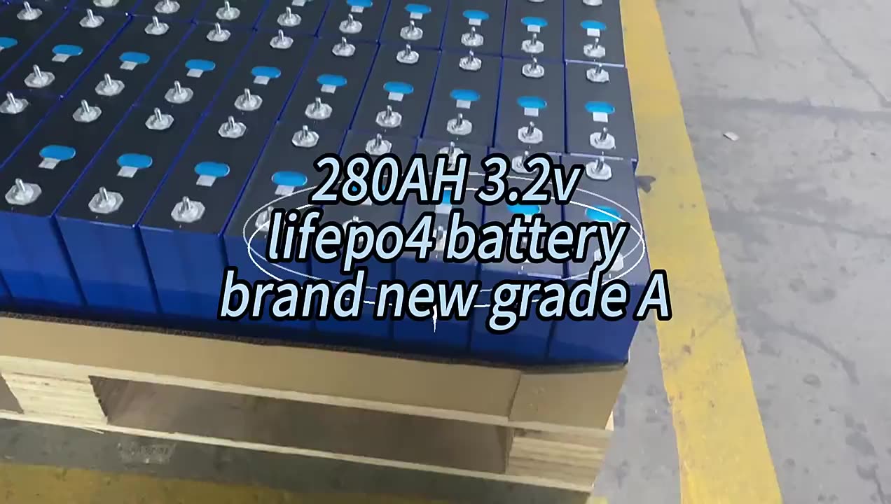 8000 Cycle 3.2v 280ah 314ah 330ah Diy Wall Storage Cell Solar Battery Prismatic Lithium Ion ...