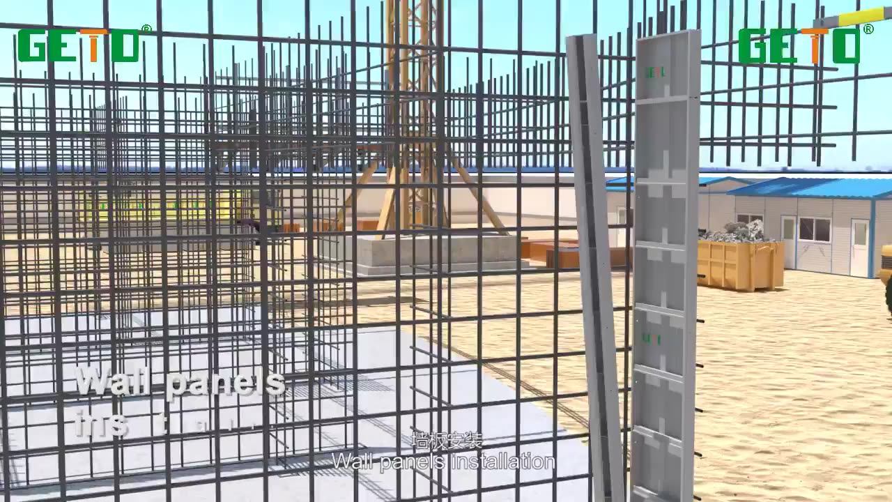 Geto Precast Concrete Wall Panels Formwork For House Building/concrete ...