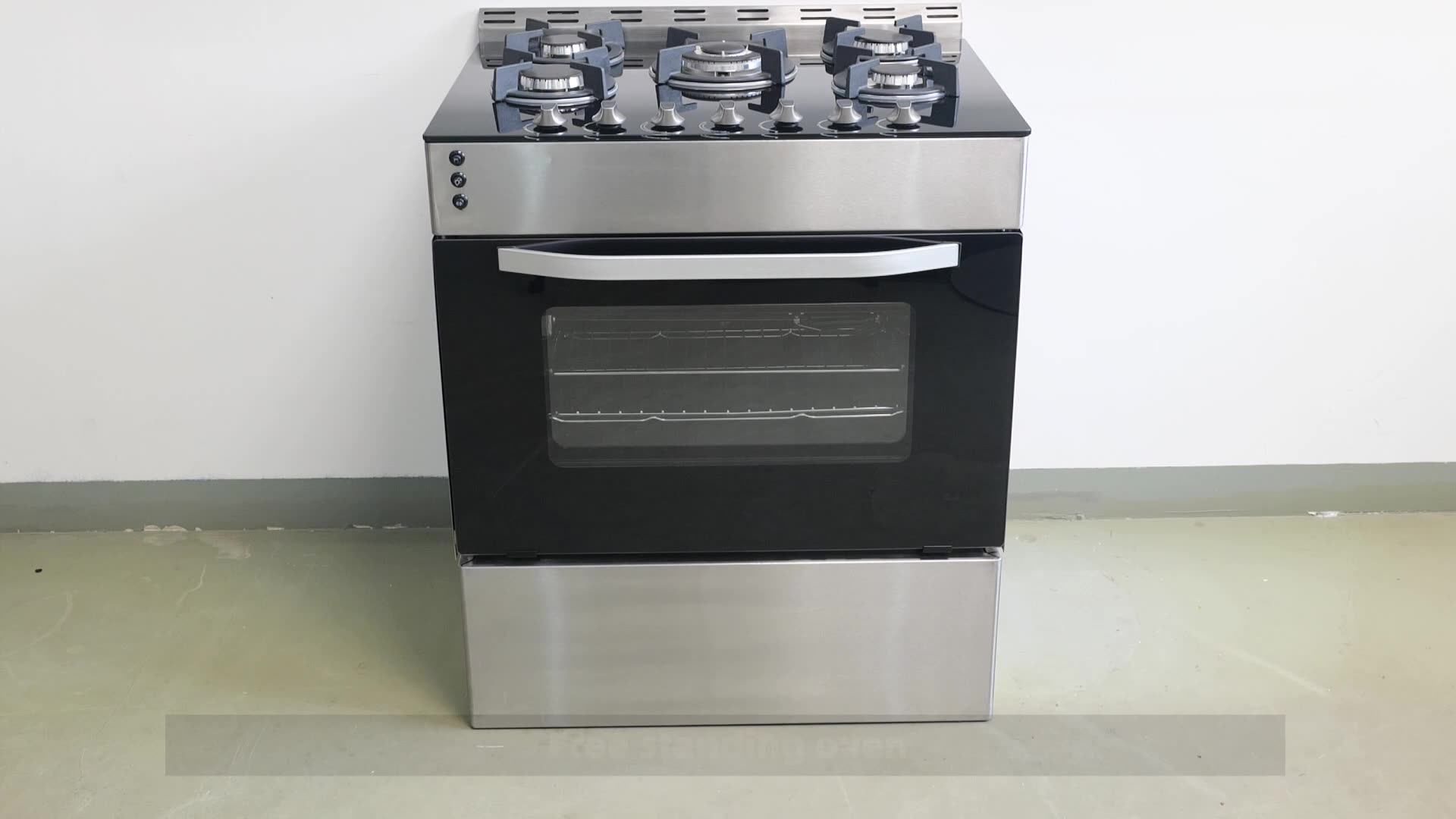 Universal 4 Burner Gas Cooker With Oven Gas Stove With Grill And Oven ...