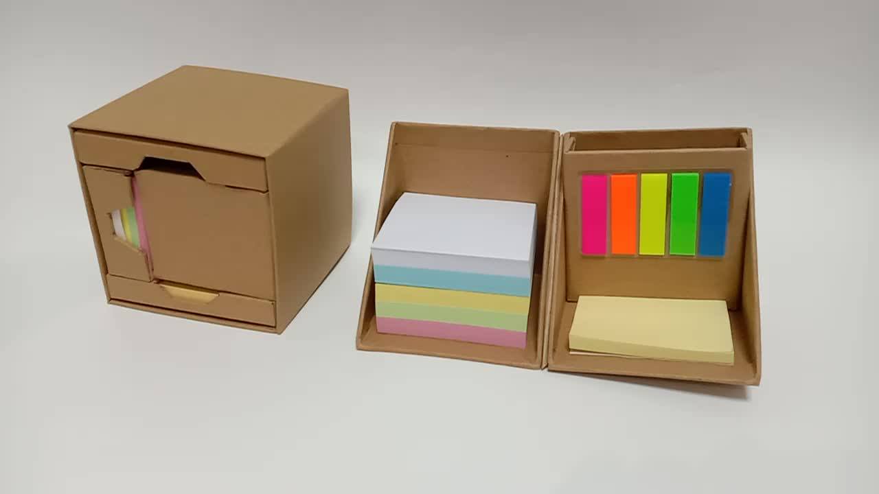 Factory Wholesale Custom Foldable Memo Cube Pad With Desk Pen Holder ...