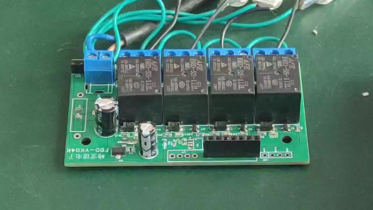 4 Channel Receiver And Transmitter Output Control Switch Remote Relay 1527 Learning Code Decode ...