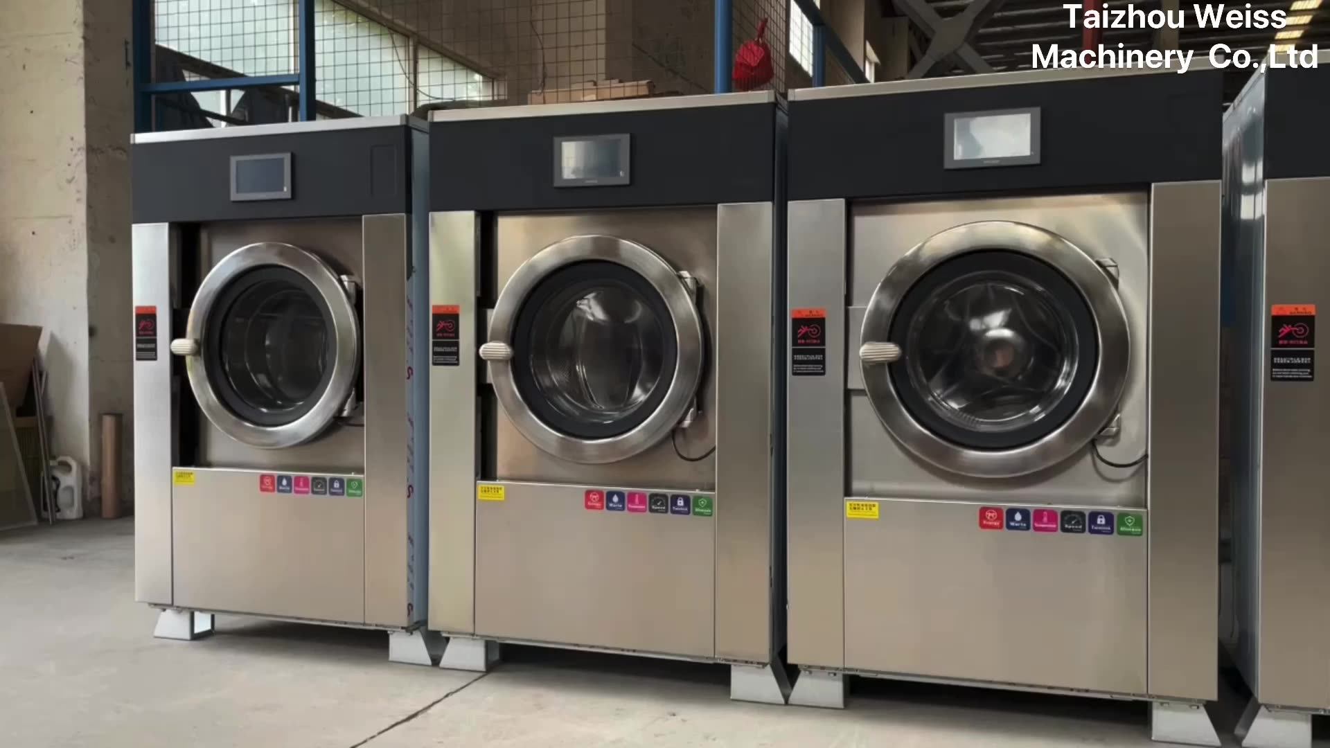 Professional Commercial Laundry Equipment 12kg To 150kg Industrial ...