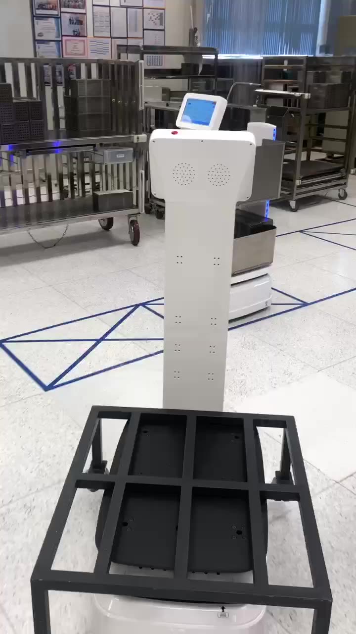 Agv Transport Robotic Carry 150kg Lift 5cm Intelligent Mobile Warehouse Logistics Robots Factory ...