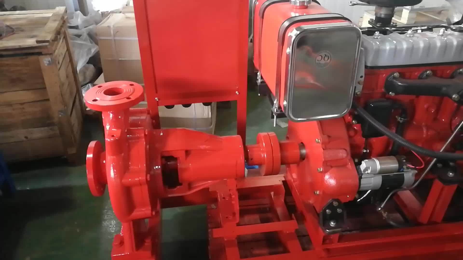End Suction Pump With Diesel Engine For Fire Pump Set Fire Fire ...