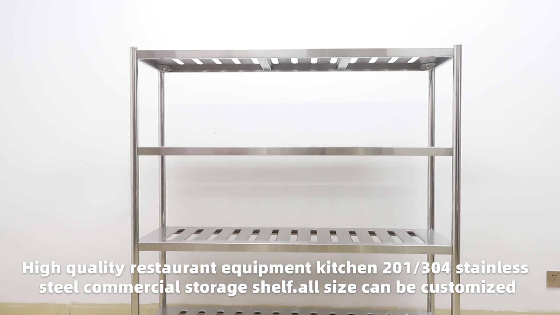 Industrial Stainless Steel Storage Cold Room Racking Shelf Restaurant ...