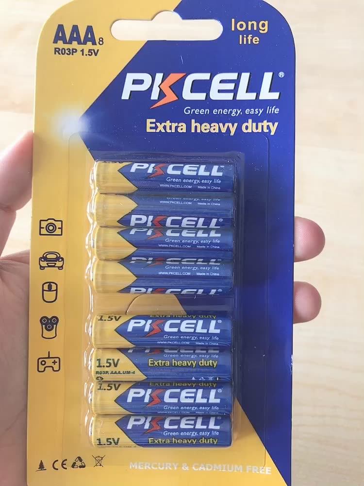 Batería De Zinc De Carbono Para Control De Tv,Paquete Grande R03 Um4 ...