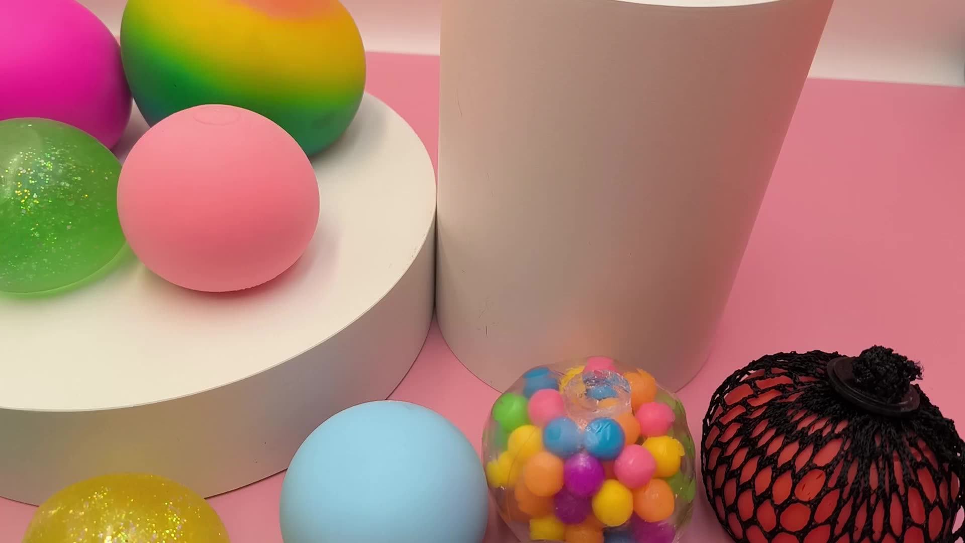 Squish Balls Squeeze Fidget Toys Sensory Stress Balls Filled With Water ...