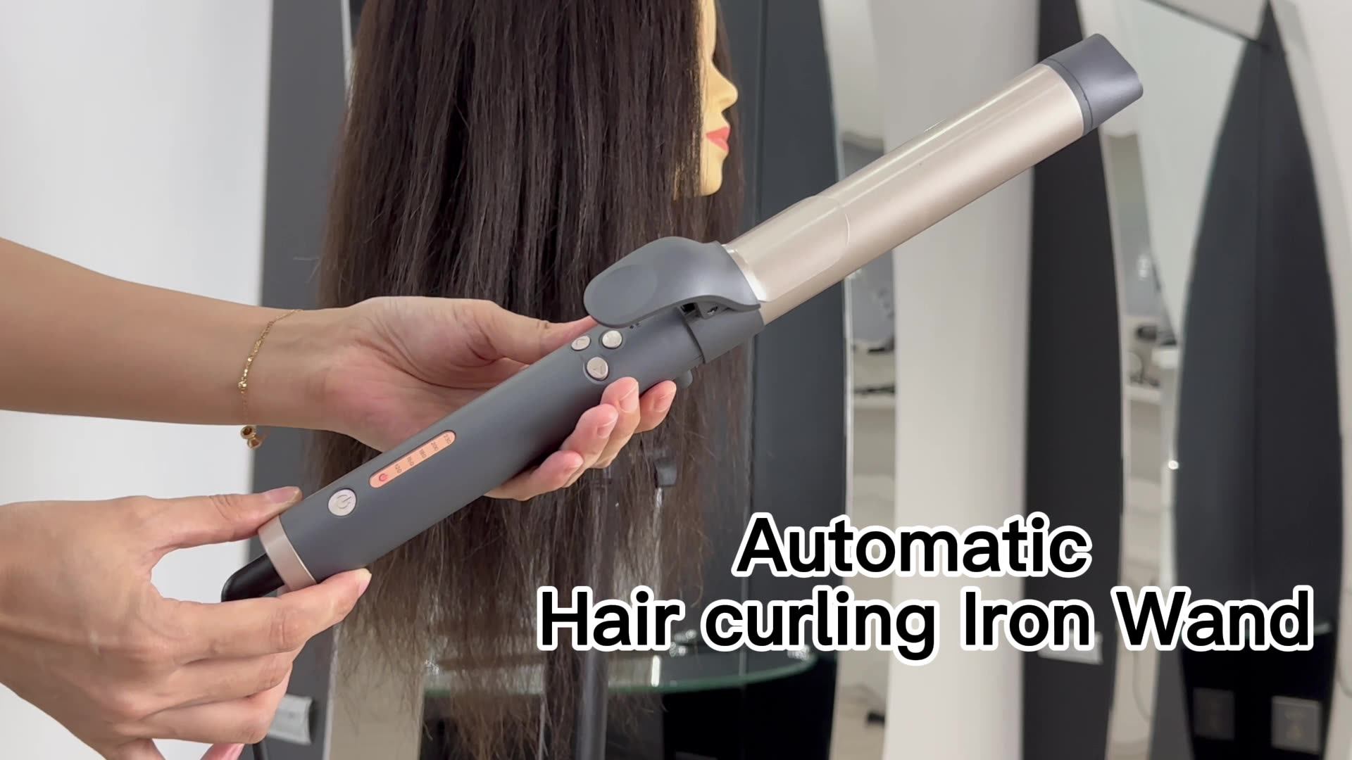 Automatic Portable Hair Curler Irons Waver Wand Multi Curling Iron ...