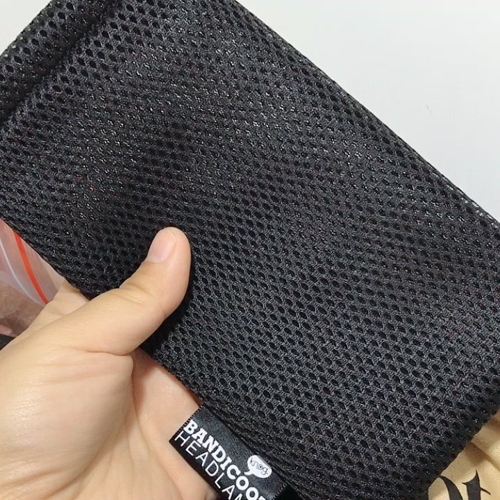 Black Nylon Plastic Thick Mesh Drawstring Toggle Bag For Phone Packing ...