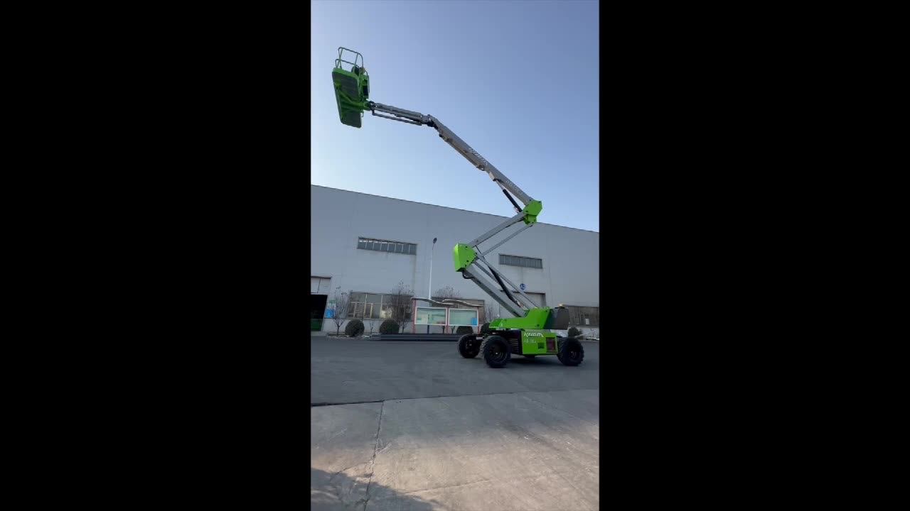 22m Articulated Boom Diesel Lifting Folding Arm Aerial Work Boom Lift ...