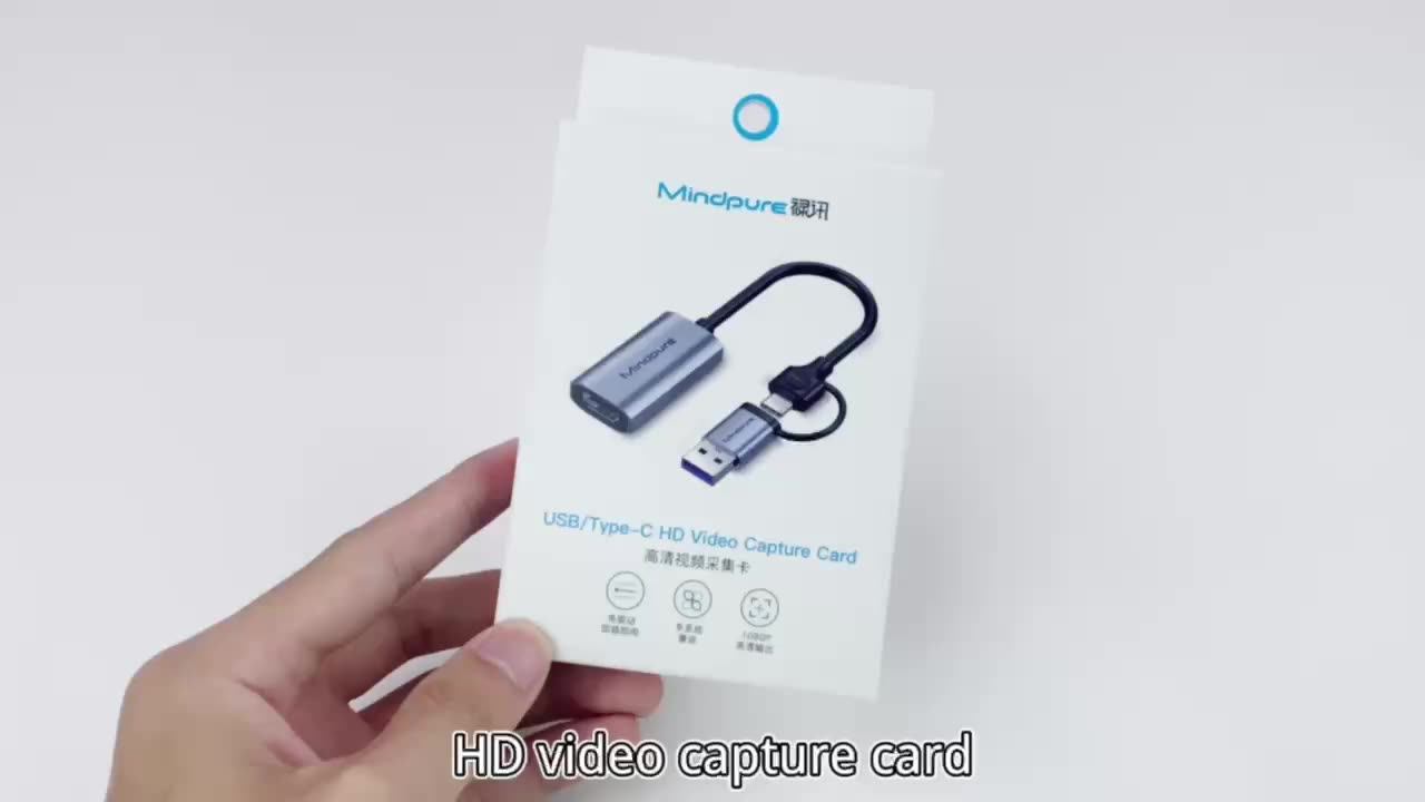 Mindpure Usb Type C To Hdmi Video Capture Card 2 In 1 Usb3.0 Video ...