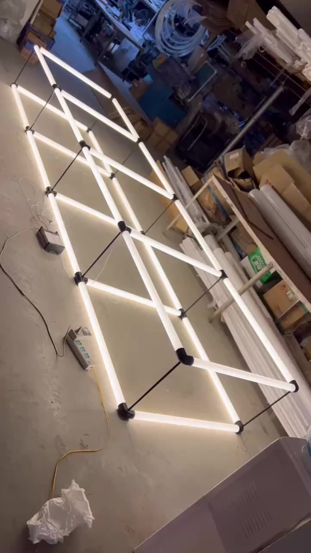 360-degree Led Tube Light Splicing Shape Light Tube Round Tube Light ...