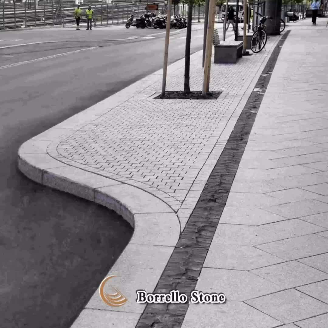 Fengzhen Black Cut-to-size Granite Tactile Paving (ribbed) - Buy ...