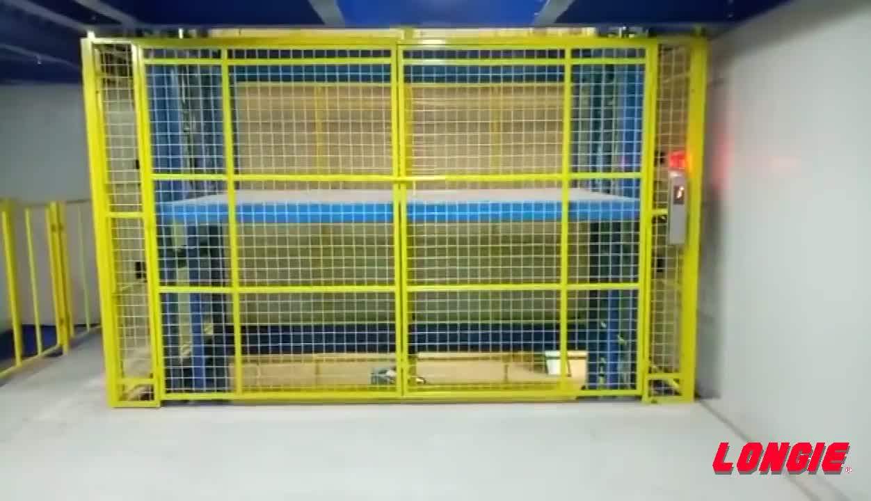 Lisjd Hydraulic Vertical Warehouse Cargo Lift Industrial Freight Goods ...