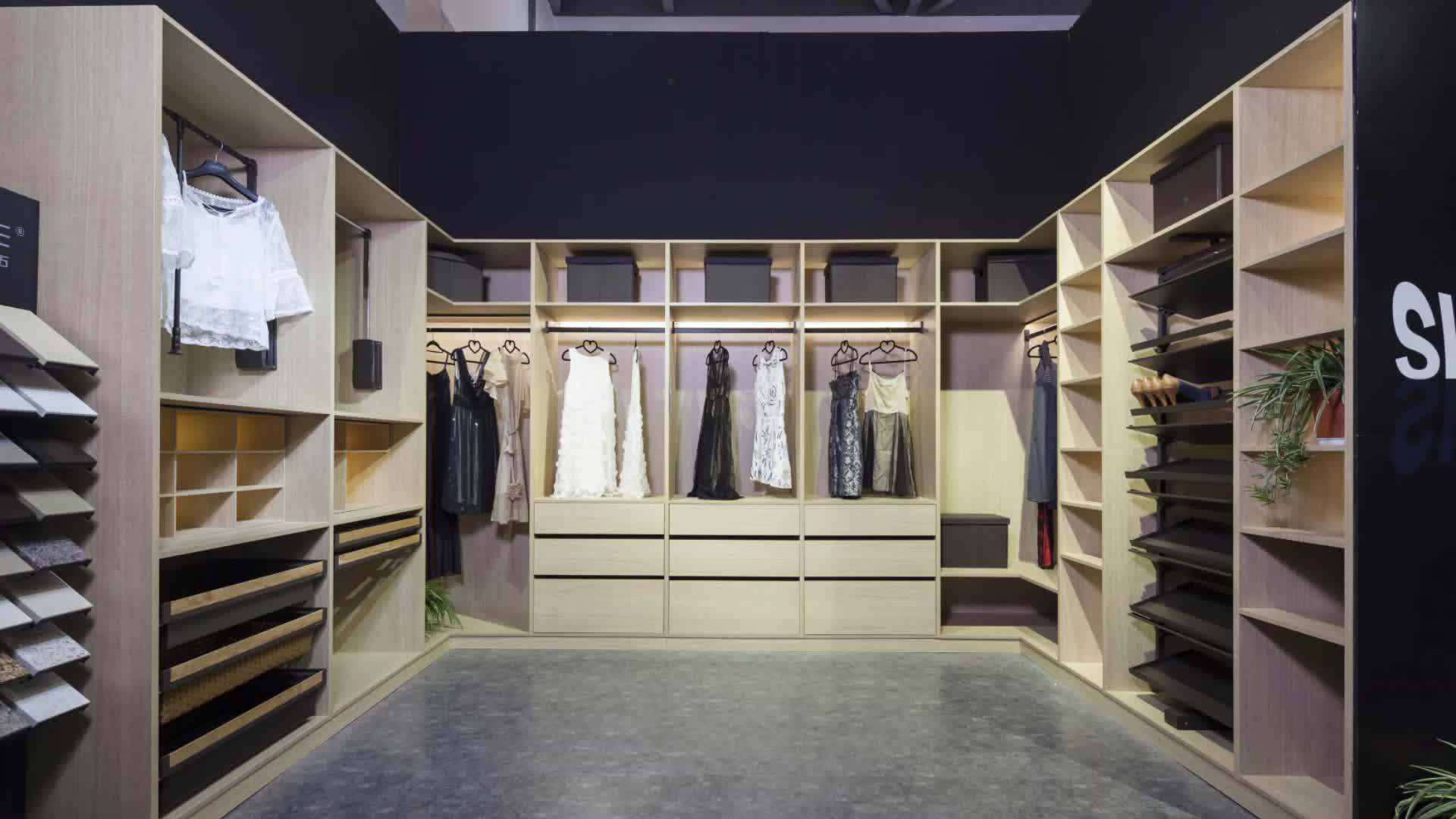 Nicocabinet Modern Modular Melamine Closet System Wardrobe Walk In ...