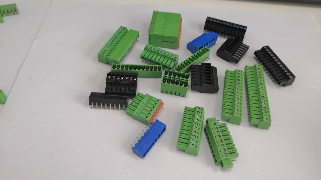 2.54mm,3.5mm,3.81mm,5.0mm,5.08mm,7.62mm,9.5mm,11mm Pluggalbe Pcb Screw ...