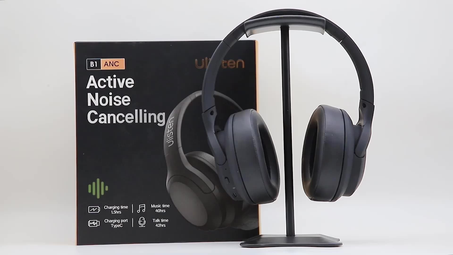 Brand Ulisten European Standard Ce Rohs Bass Audio Bt Over-ear Active ...