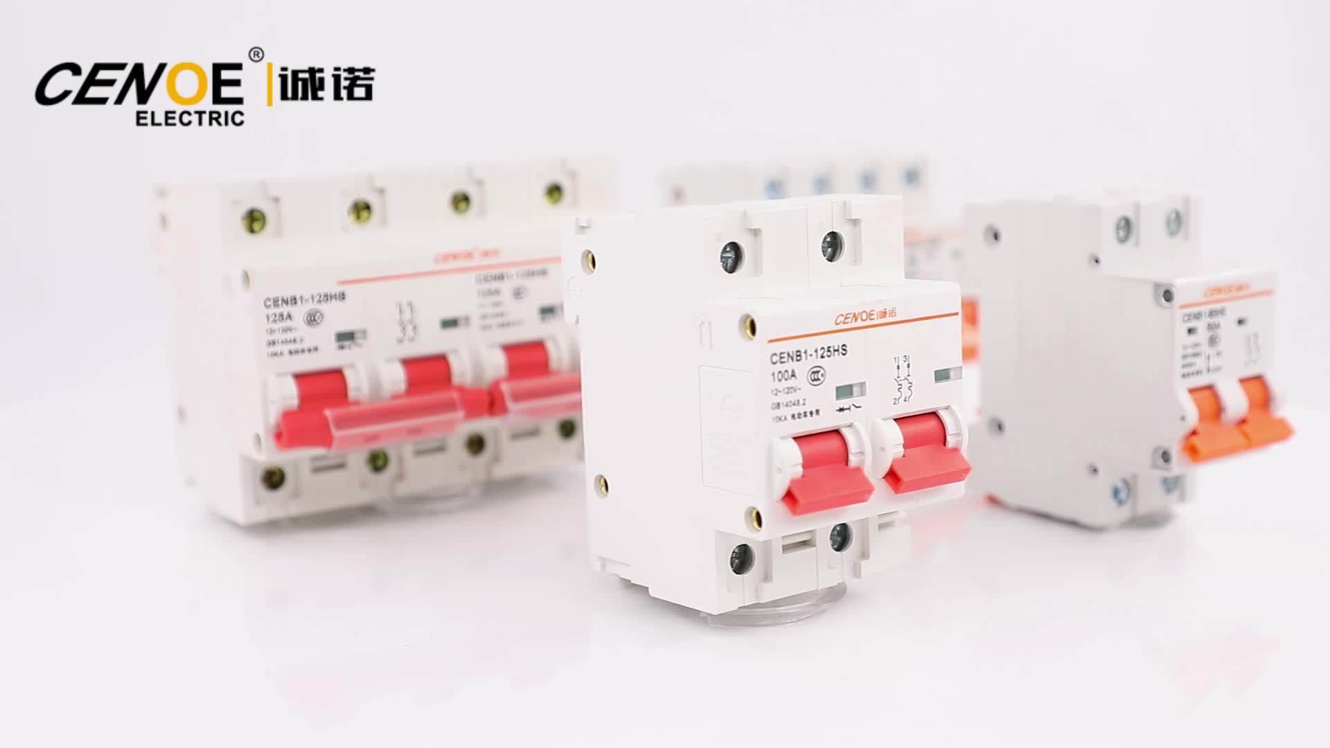 B1-100hs 2 Pole Dc Circuit Breaker 24vdc Mcb Circuit Breaker - Buy 2 ...