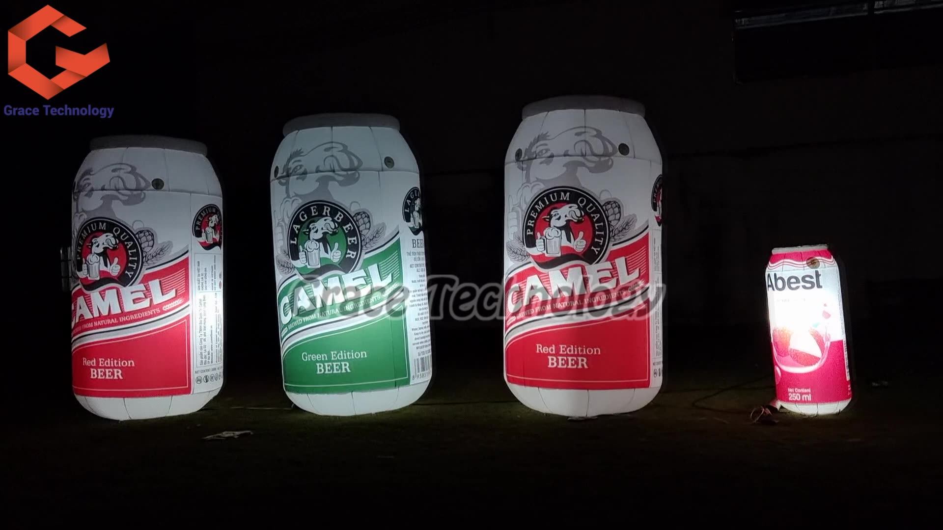 Custom Logo Led Inflatable Can Model Advertising Inflatable Can Bottle ...