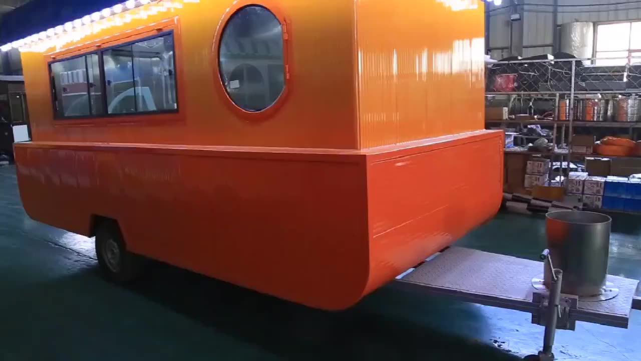 2023 Boat Shape Food Trailer Mobile Street Kitchen Food Truck With Dot ...
