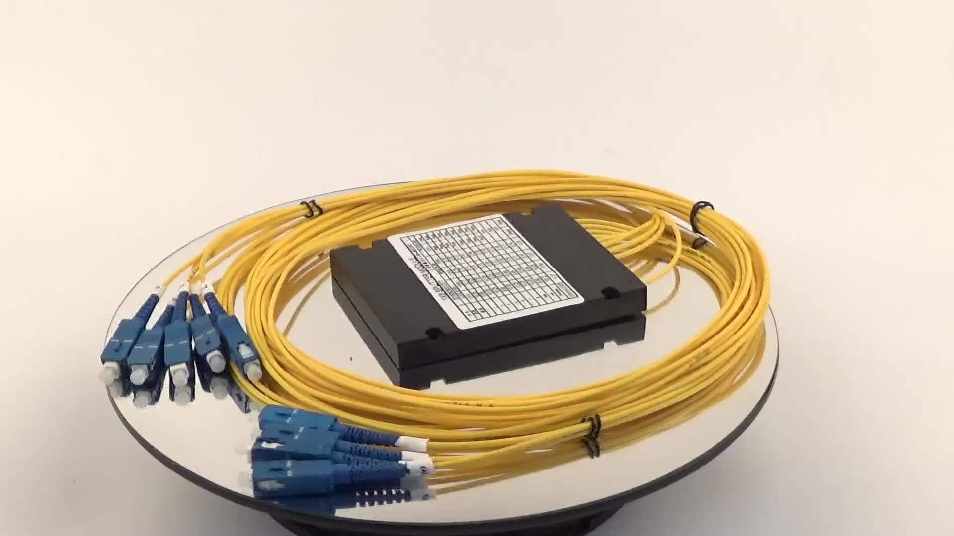 Telelcom Spliter Optic Cassette Plc Optical Modular 1*8 Box Fiber ...