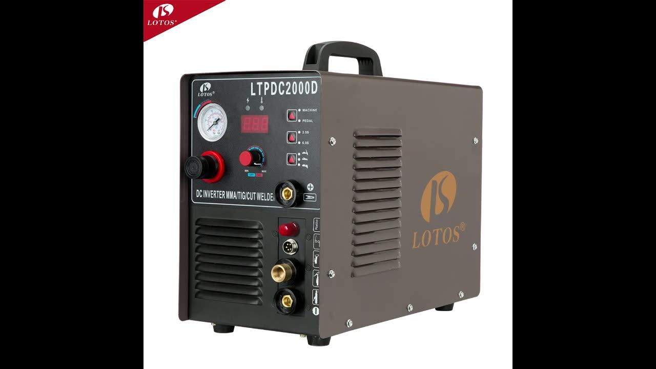 Lotos Ltpdc2000d Parkside Welder Cut Mma Tig 3 In1 Multi Function Poste ...