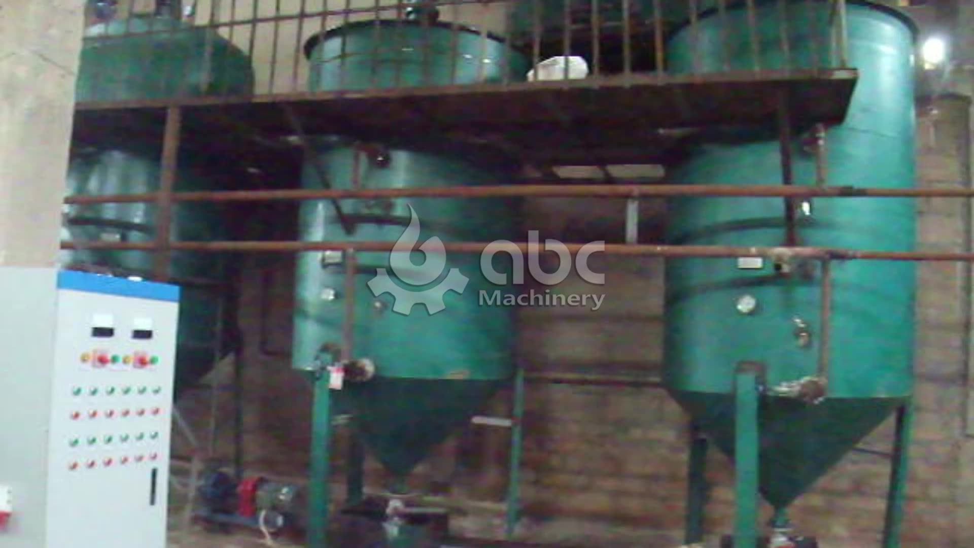 High Quality Mobile Mini Refining Plant Of Crude Edible Sunflower ...