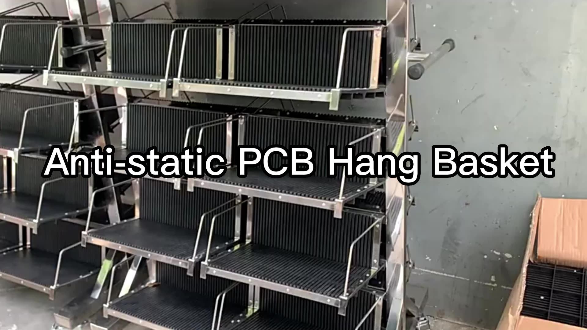 Stainless Steel Antistatic Smt Esd Pcb Storage Trolley Cart - Buy ...