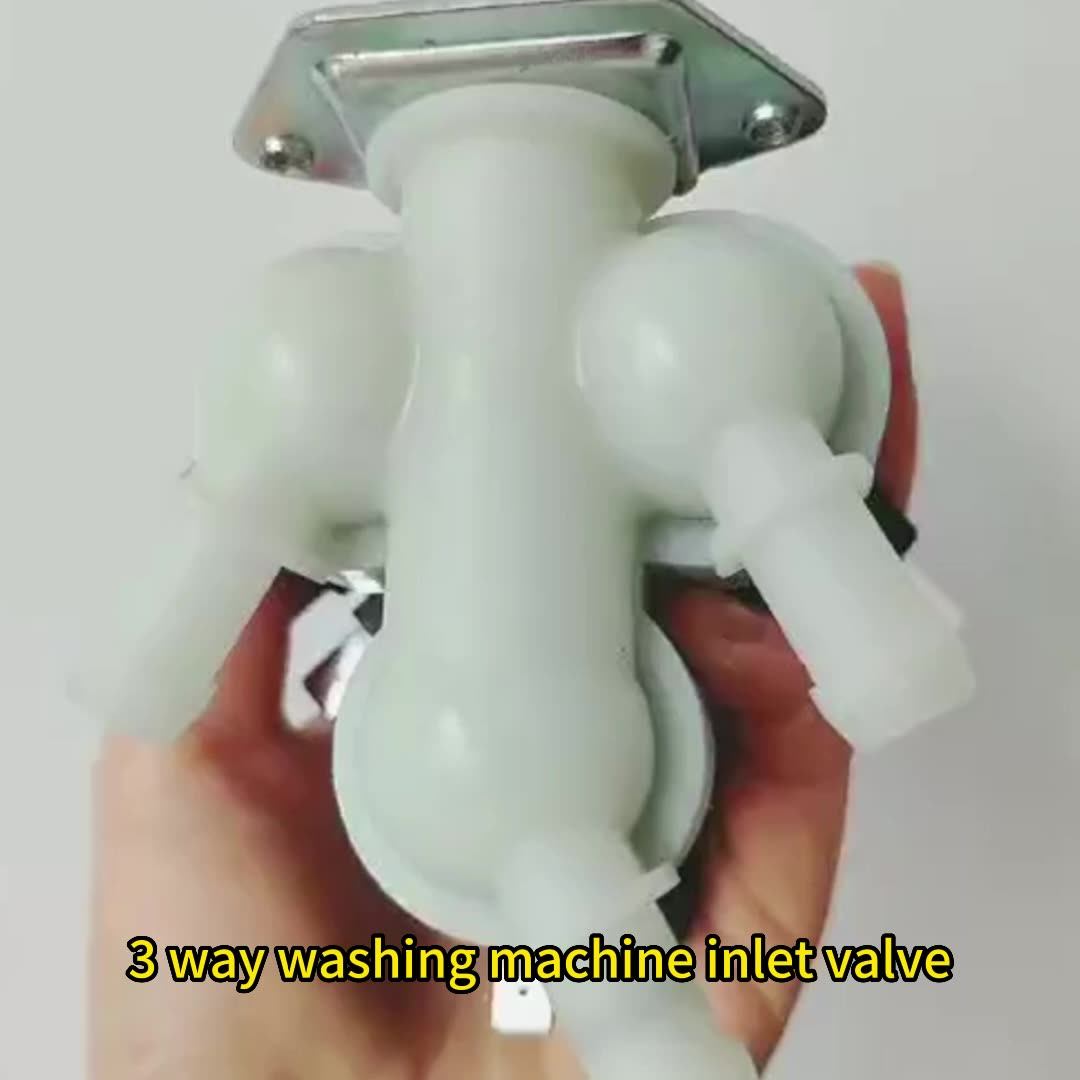 Solenoid Valve 3-way Water Inlet Normally Closed Electric Washing ...