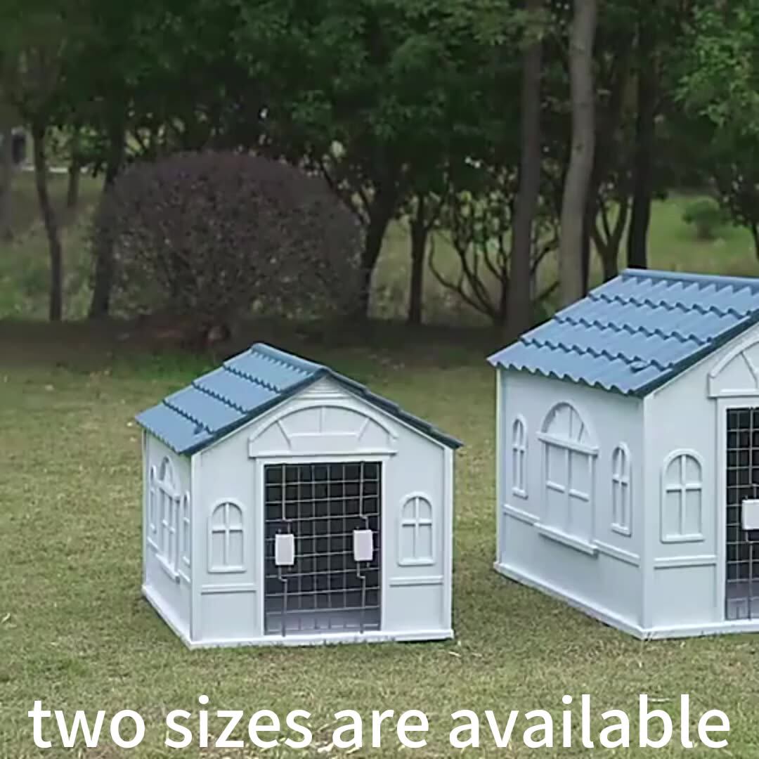 Disassembled Waterproof Ventilated Plastic Dog House Outdoor Kennel ...