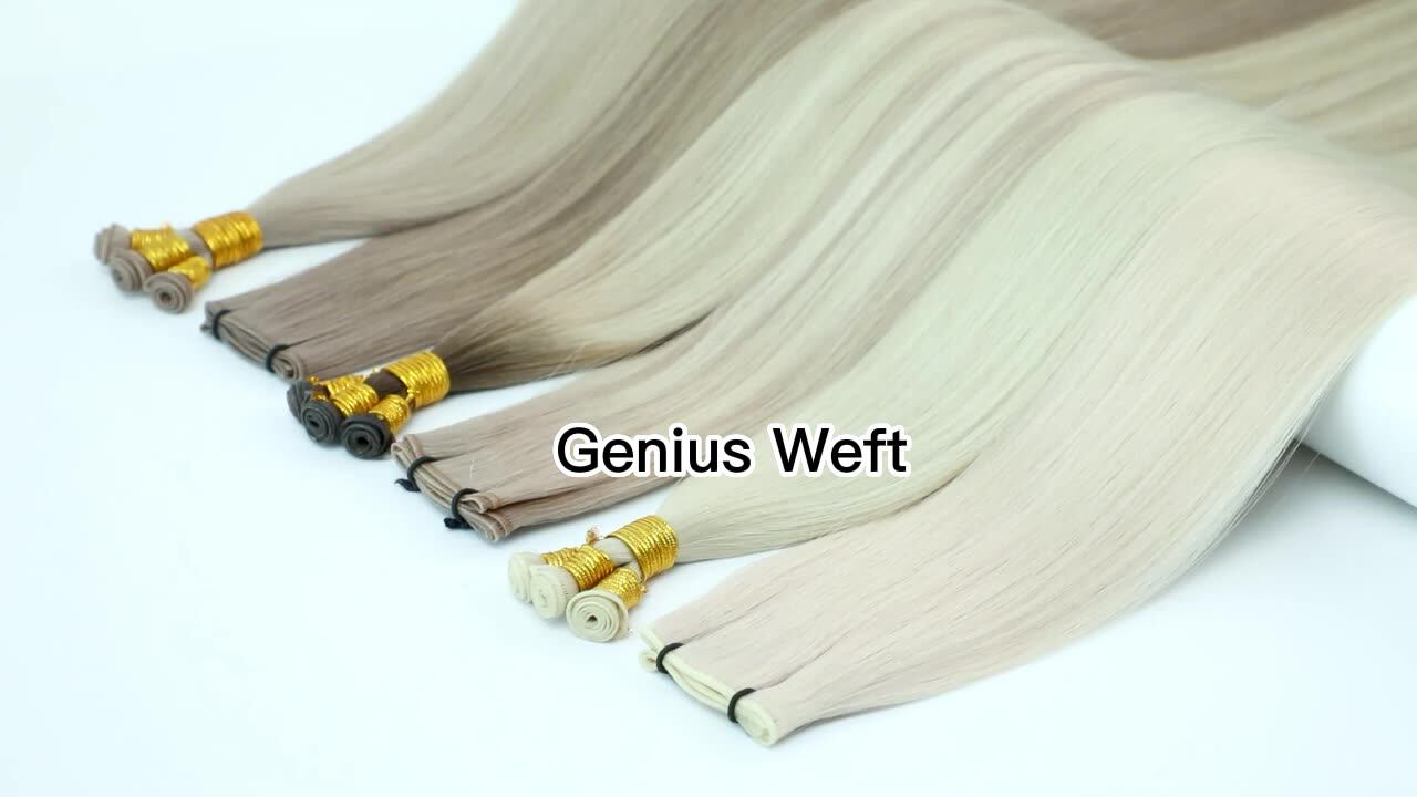 Leshine Most Popular New Genius Weft Hand Tied Weft Double Drawn ...