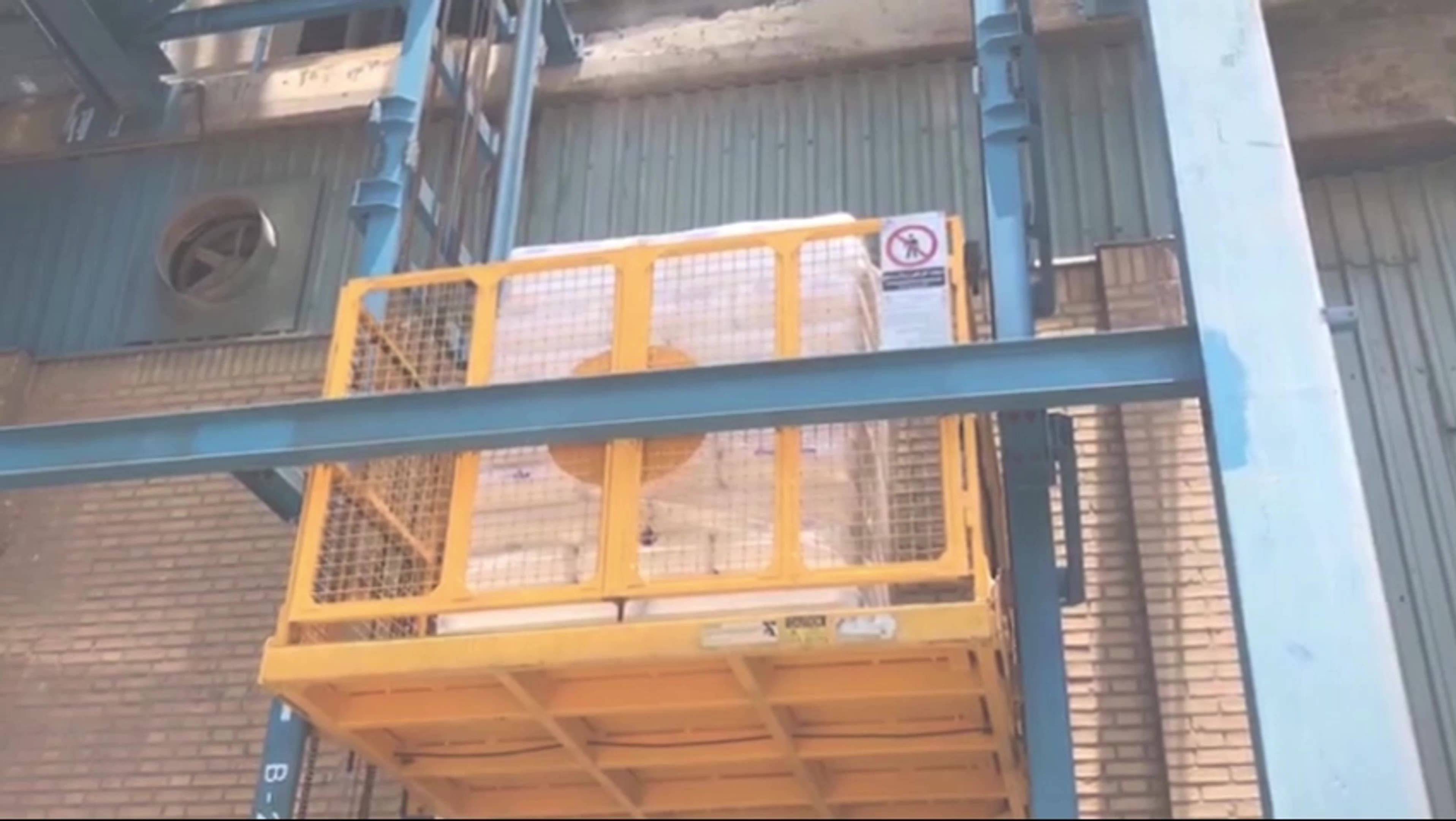 Hydraulic Chain Cargo Lift Table Platform Ladder Lift With Factory ...