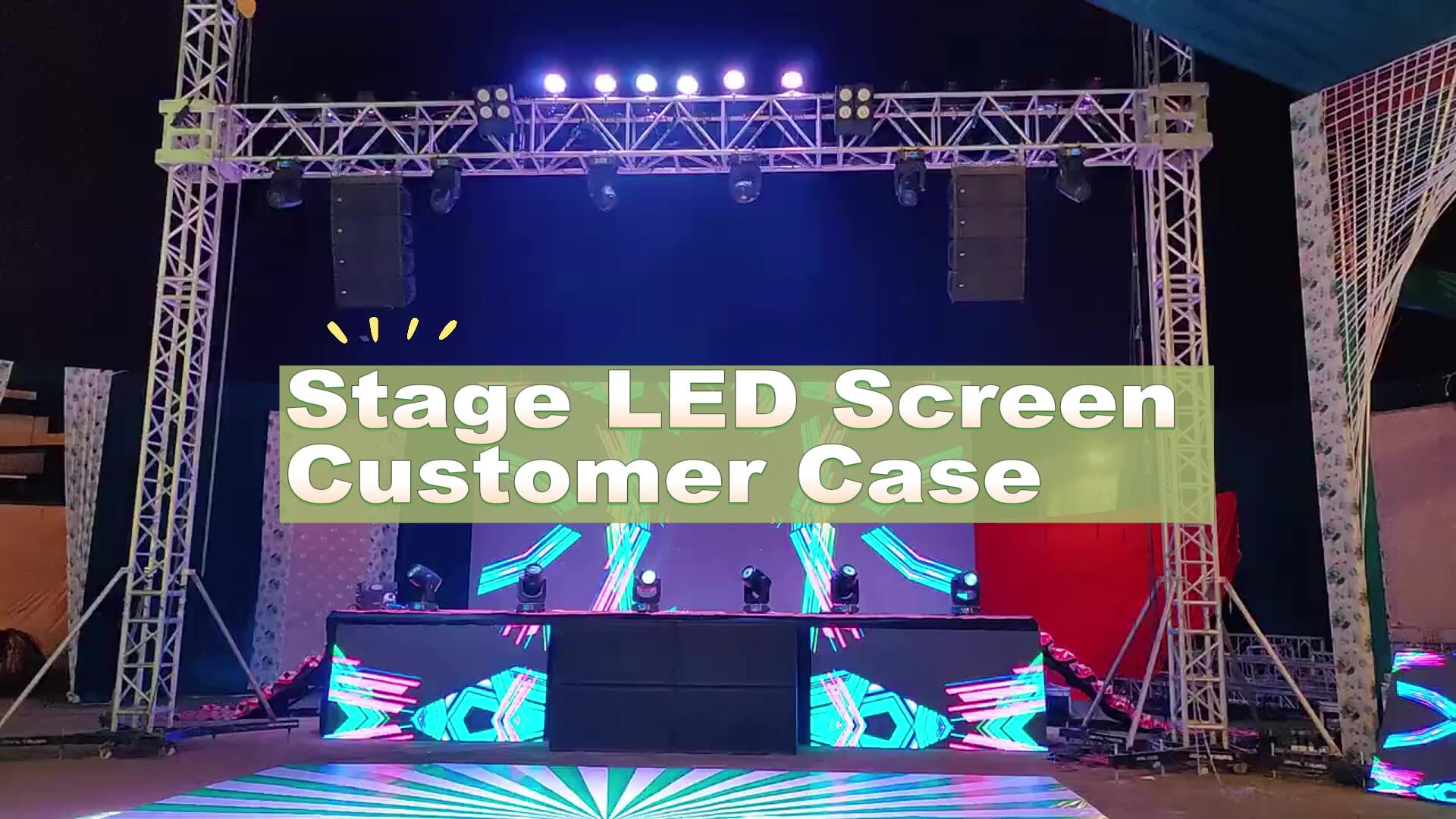 Interior Exterior Stage Led Pantalla Kit Painel De Led P3 P3.9 P2.9 P2 ...